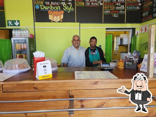 Menu au Curry Den & Take Aways restaurant, Le Cap
