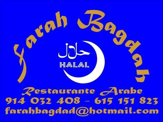 Menu at Farah Bagdad Restaurante, Madrid