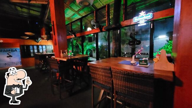 Menu at Black Mamba Bar Restaurant, Kamala