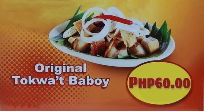Menu at Kumpares San Antonio Biñan restaurant, Biñan