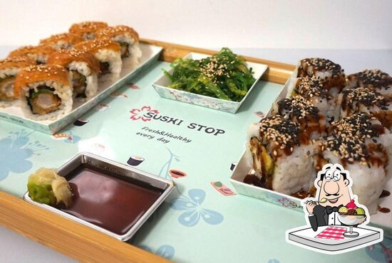 Menu at Sushi Stop restaurant, Edinburgh, 7 Forrest Rd