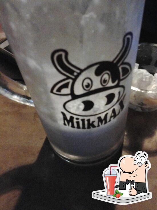 Menu at MilkMAX restaurant, Surakarta