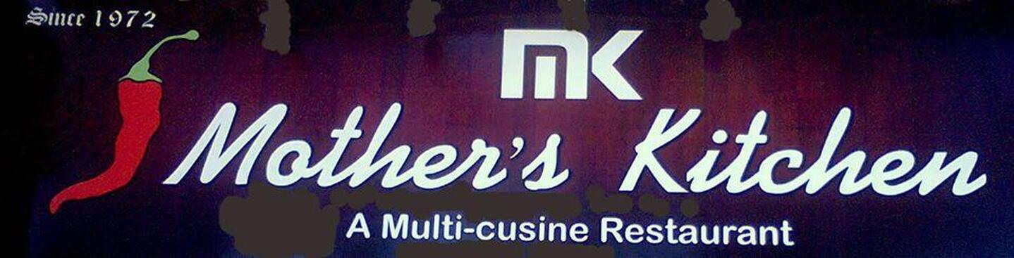Menu at Mother's Kitchen, Mount Abu