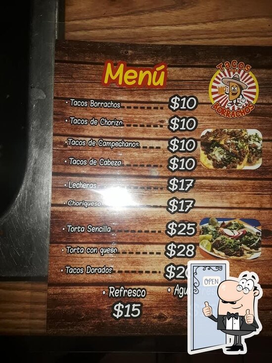 Menu at TACOS BORRACHOS ALEX restaurant, Aguascalientes, Francisco ...