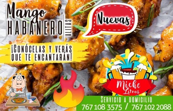 Menu at Micheladas Michelitros & Wings pub & bar, Ciudad Altamirano