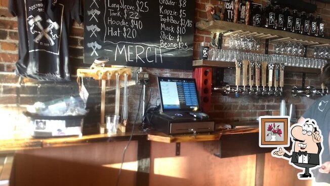 Menu at Second Crossing Brew Co., Rockford