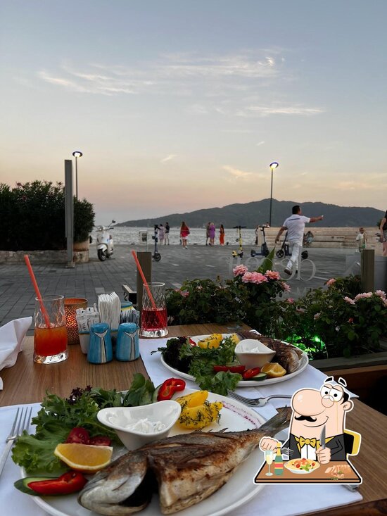 Menu at Demir Marina, Beldibi
