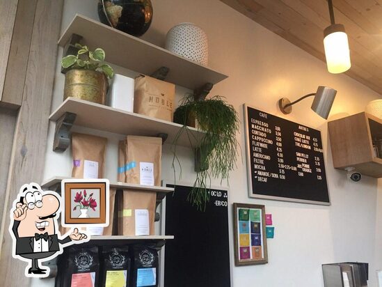 Menu at Noble Café, Montréal, 430 Laurier Ave E
