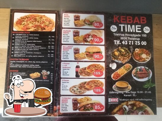 Kebabtime restaurant, Taastrup - Restaurant menu and reviews