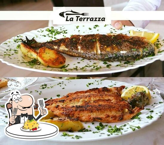 Menu at La Terrazza restaurant, Vrutok