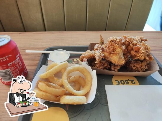 Menu at Crispy Chicken restaurant, Barcelona