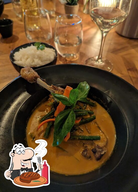 Menu at NUSARA Thai restaurant, Wimborne Minster