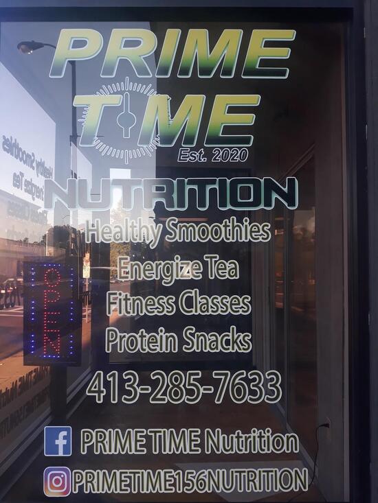 Menu at Prime Time Nutrition pub & bar, Springfield