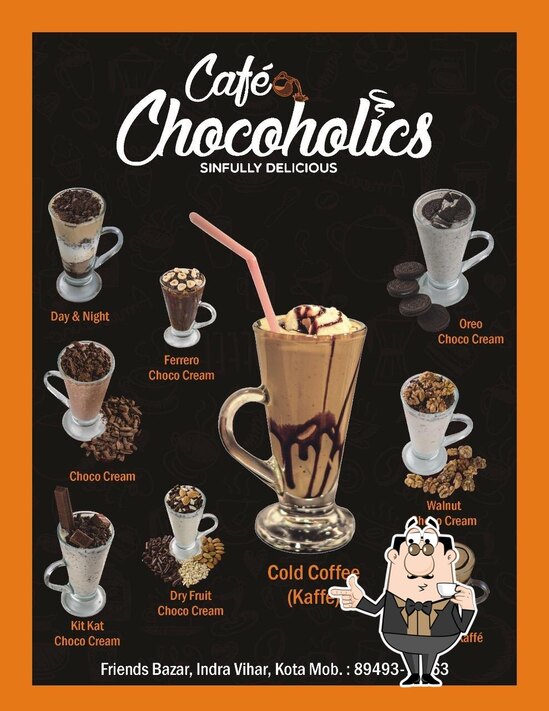 Menu at Cafe Chocoholics, Kota