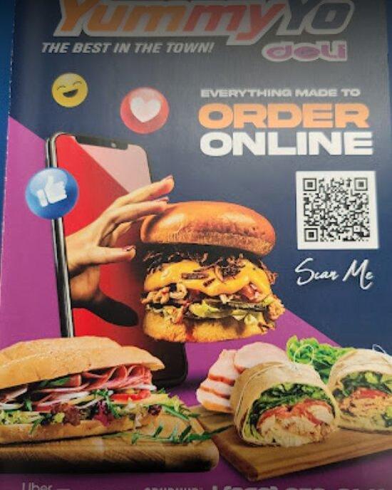 Menu at YummyYo Deli, City of Orange