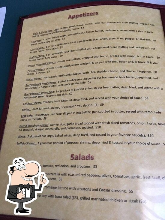 Menu at Kunkletown Pub, Kunkletown