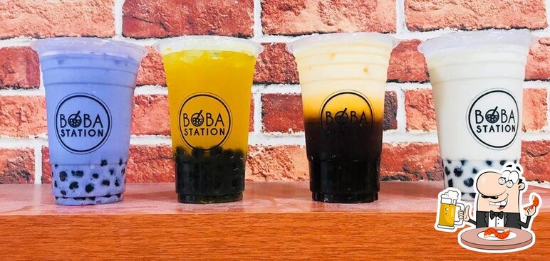 Carta de comida rápida Boba Station, La Molina