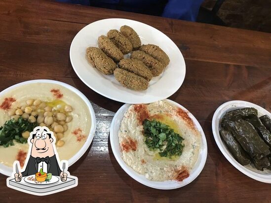 Menu at Taste of Jerusalem restaurant, New York City
