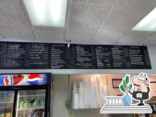 Menu at George's Gyros restaurant, Chicago, S Halsted St