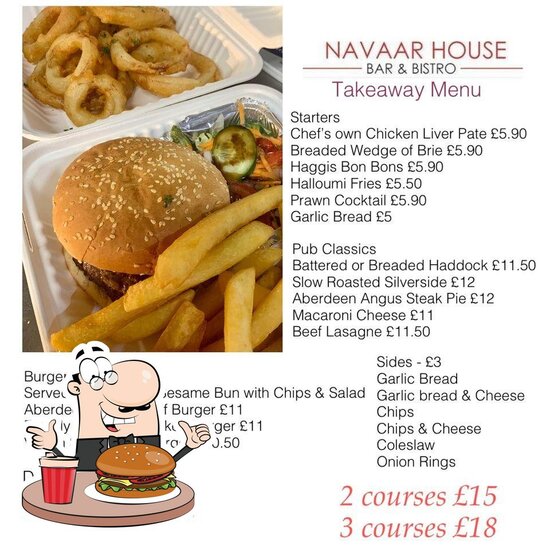 Navaar House Hotel in Penicuik - Restaurant menu and reviews