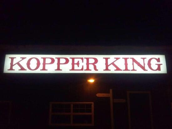 Menu at Kopper King pub & bar, Whitehorse