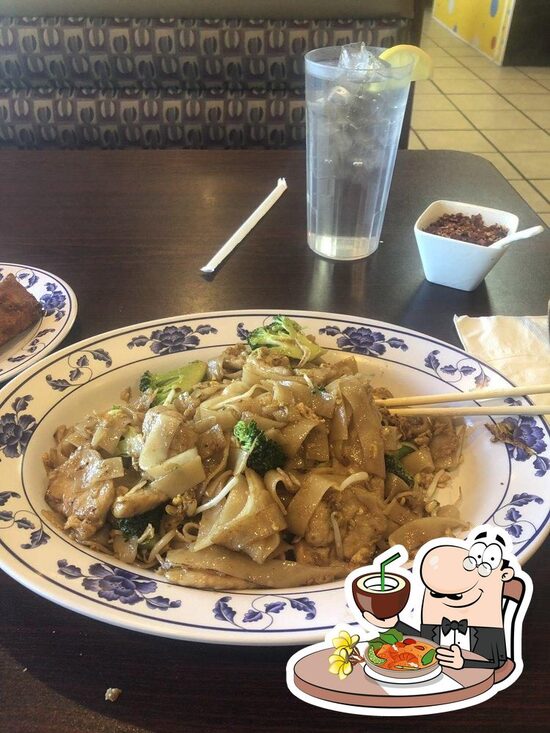 Menu at Thai City restaurant, Portales