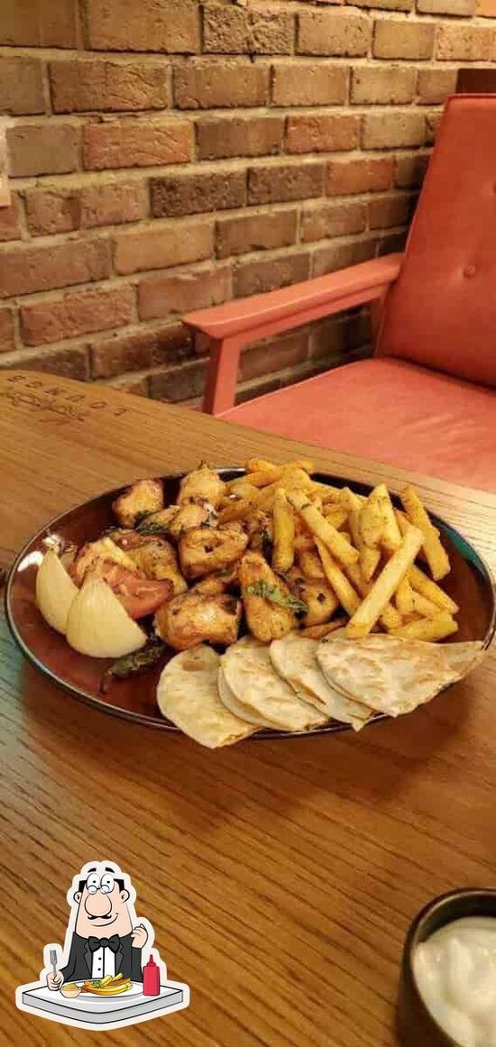 Menu at Kana Lounge cafe, Dubai