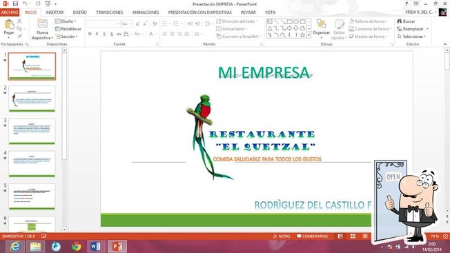 Menu at El Quetzal "comida saludable para todos los gustos" restaurant ...