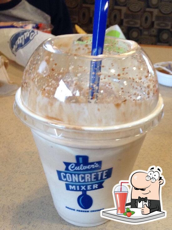 Menu at Culver's fast food, Webb City