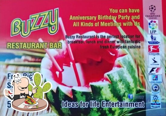 Menu at Buzzy Mahmutlar, Alanya, Barbaros Cad. Barbaros Apt No: 5-1