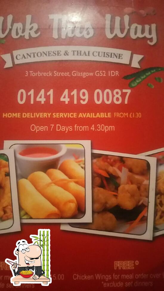 Wok This Way, Glasgow - Restaurant menu, prices and reviews