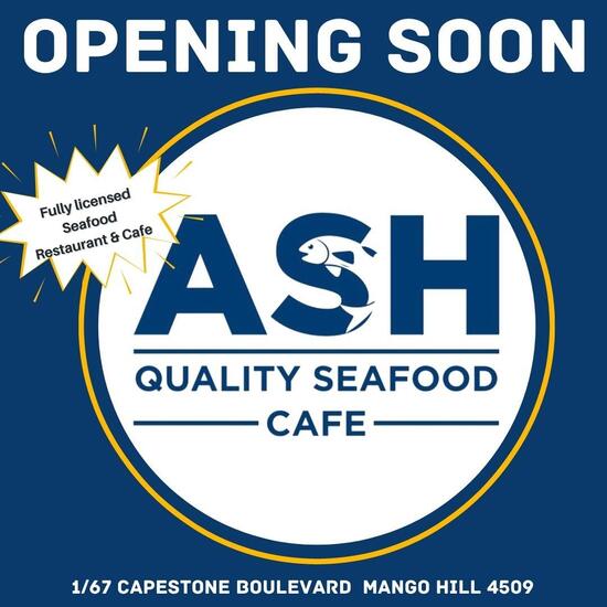Menu at Ash Quality Seafood Cafe, Mango Hill