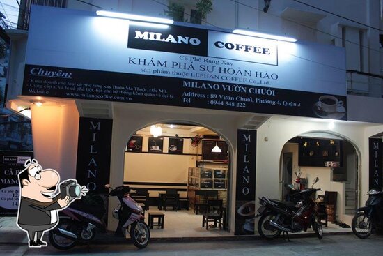 Menu at Milano Coffee cafe, Ho Chi Minh City, 91 Vườn Chuối