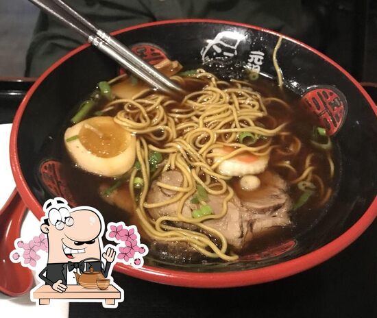Menu at Kenzo Ramen restaurant, London