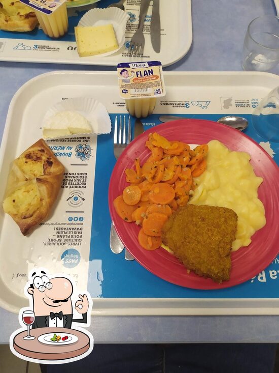 Menu au Cantine du lycée Louis Armand restaurant, Chambéry