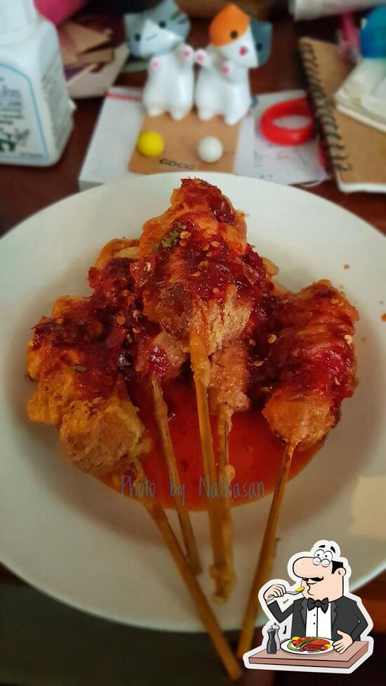 Menu at ลูกชิ้นทอดเหลียนหัว PonTa restaurant, Nakhon Nayok