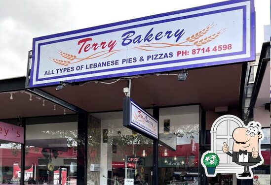 Menu at Terry bakery, Werribee