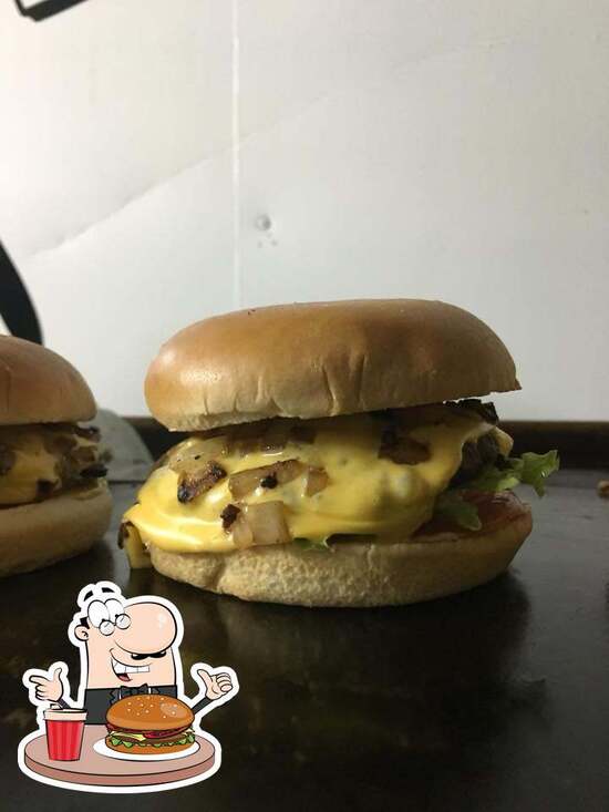 Menu at California Burgers restaurant, Guadalajara