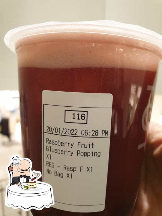 Café CUPP Bubble Tea - Trinity Leeds, Leeds - Carta del restaurante y ...