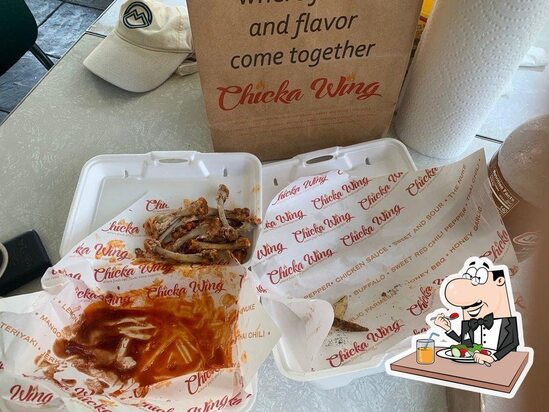 Menu at Chicka Wing restaurant, Huber Heights