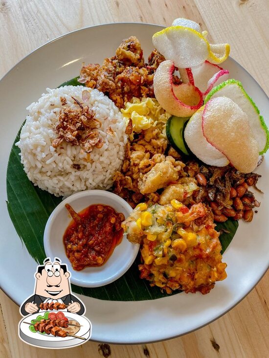 Menu at Oma Meli restaurant, Denpasar