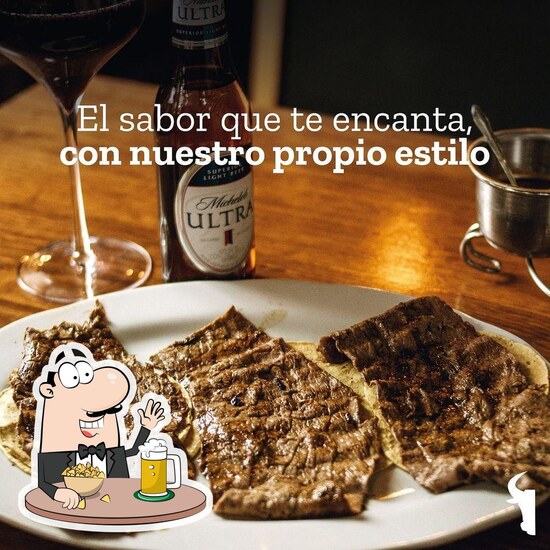 Menu at Torito Willys restaurant, Mexico City
