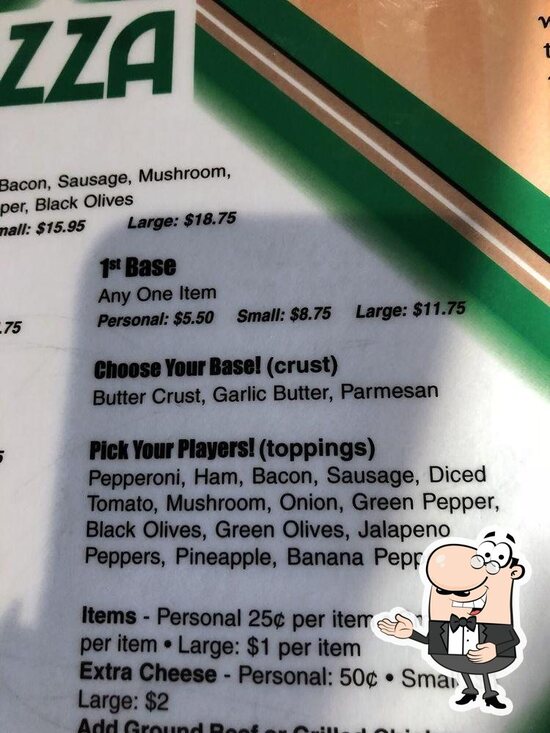 Menu at Chatters Bull Pen pub & bar, Atlanta