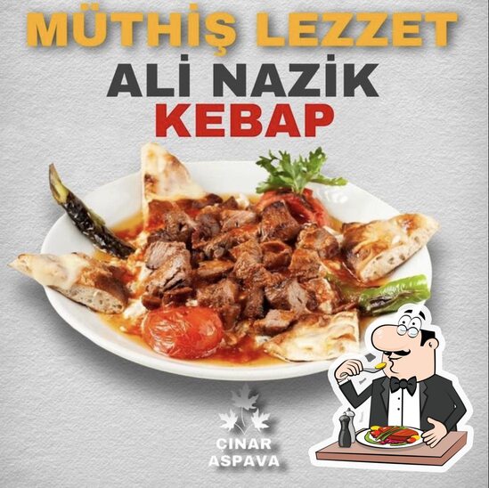 Menu at Çınar aspava, Ankara