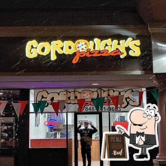 Menu at Gordough's Pizza pizzeria, Brick