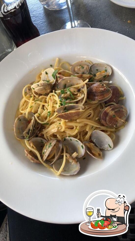 Menu at Linguini restaurant, Stockholm