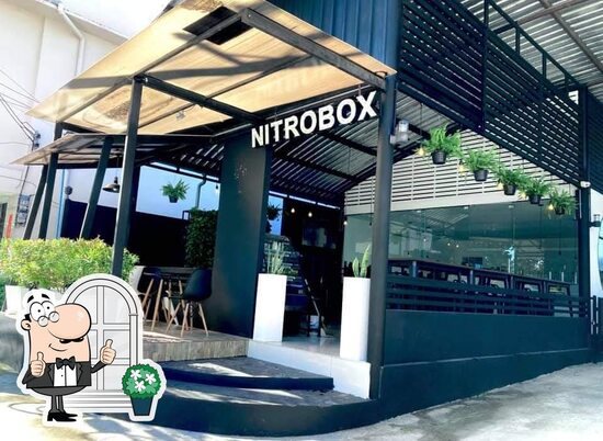 Menu at nitrobox cafe, Tha Sala