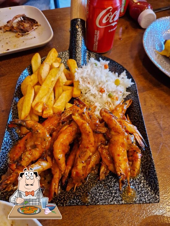 Menu at Ozzy's Flames restaurant, Leicester