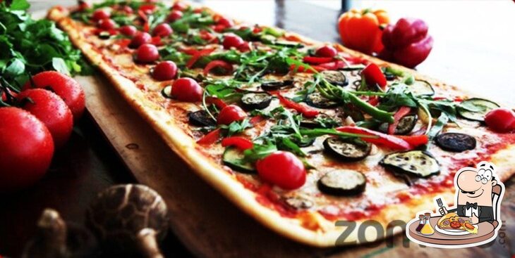 Menu at Pizza by the Metre restaurant, Dubai