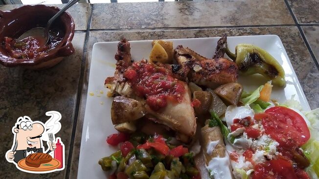 Menu at El Pollotote restaurant, Tijuana